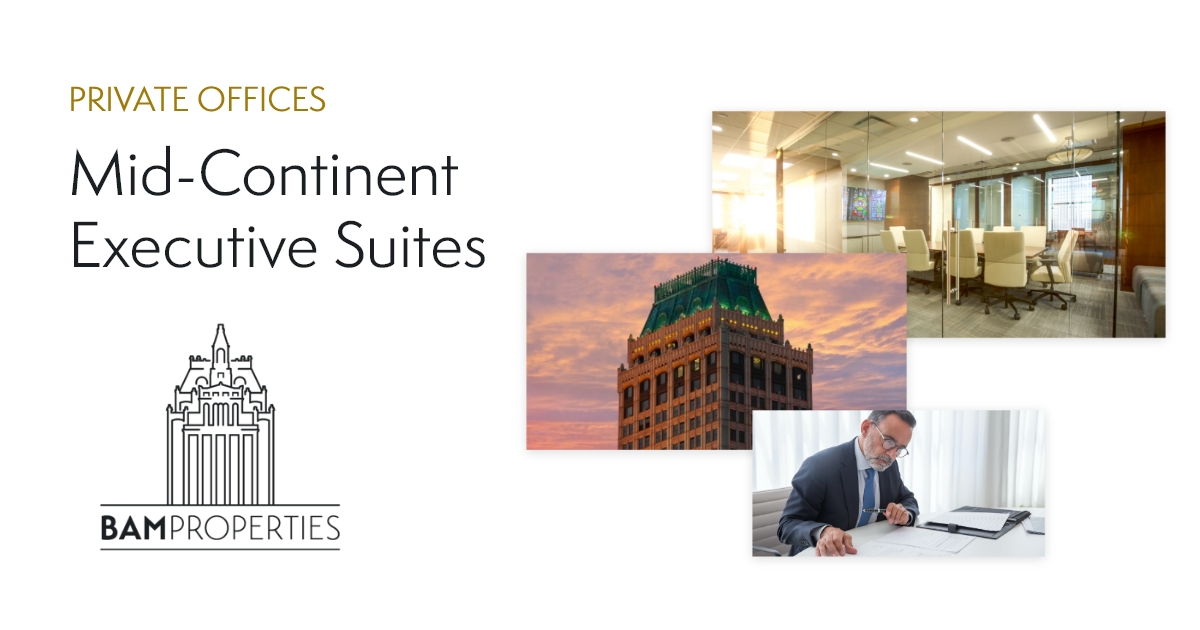 Private Downtown Tulsa Office Spaces - Mid-Continent Tower
